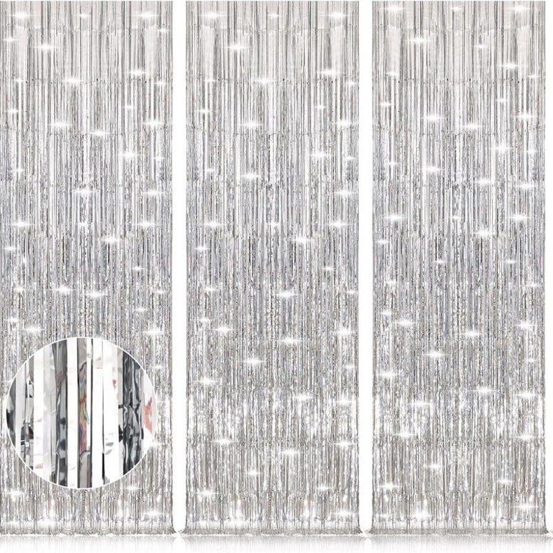 Silver Party Decorations - Etsy