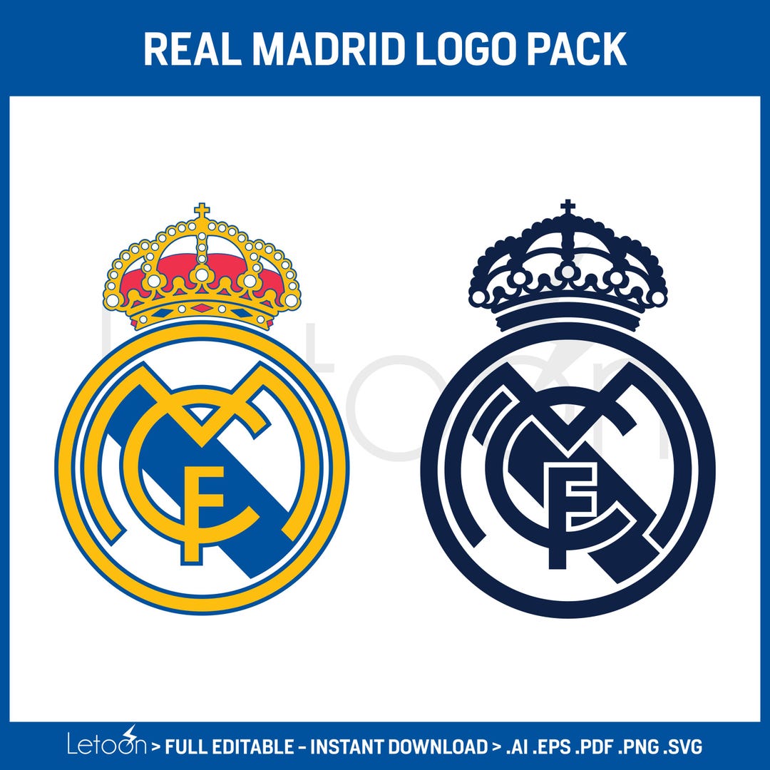 Real Madrid Logo Pack - HQ Vector Files - Real Madrid Football Club ...