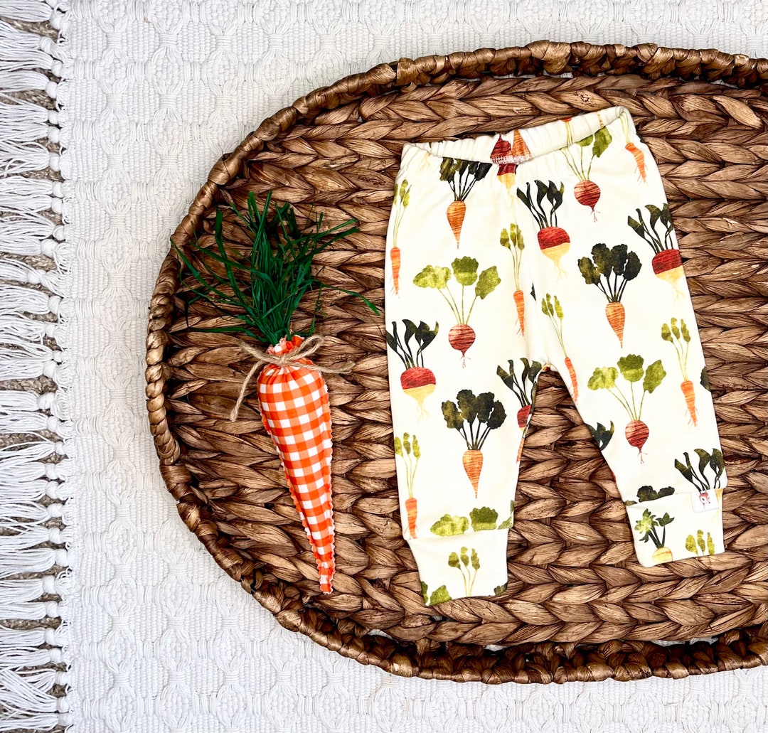 Vegetable Organic Baby Pants Gender Neutral Kids Pants - Etsy