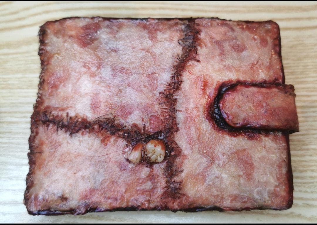 Faux Human Skin Wallet Ed Gein Leatherface Texas Chainsaw Massacre ...