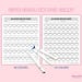 Heart Color Swatch Chart, 48-120 Swatches, A4 Letter Size (printable ...