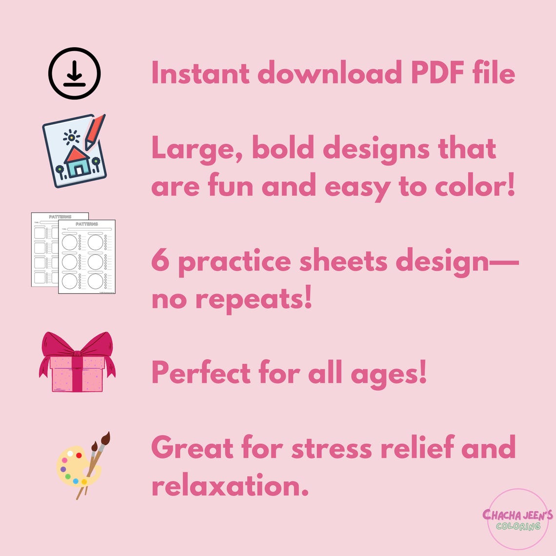 Texture Practice Pages: Alcohol Marker Color Chart (PDF) - Etsy
