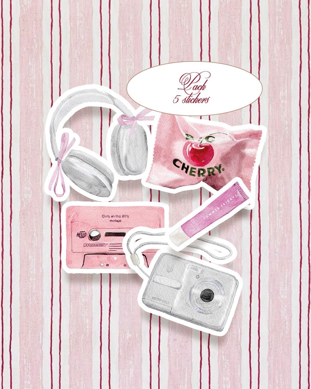Pack Stickers Clean Girl Starter Pack, Girly Aesthetic, Girls Girl ...