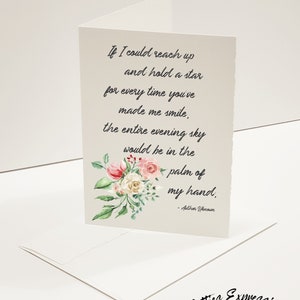 If I Could Reach up Greeting Card - Etsy
