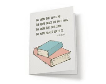 Dr Seuss Quote Card | Etsy