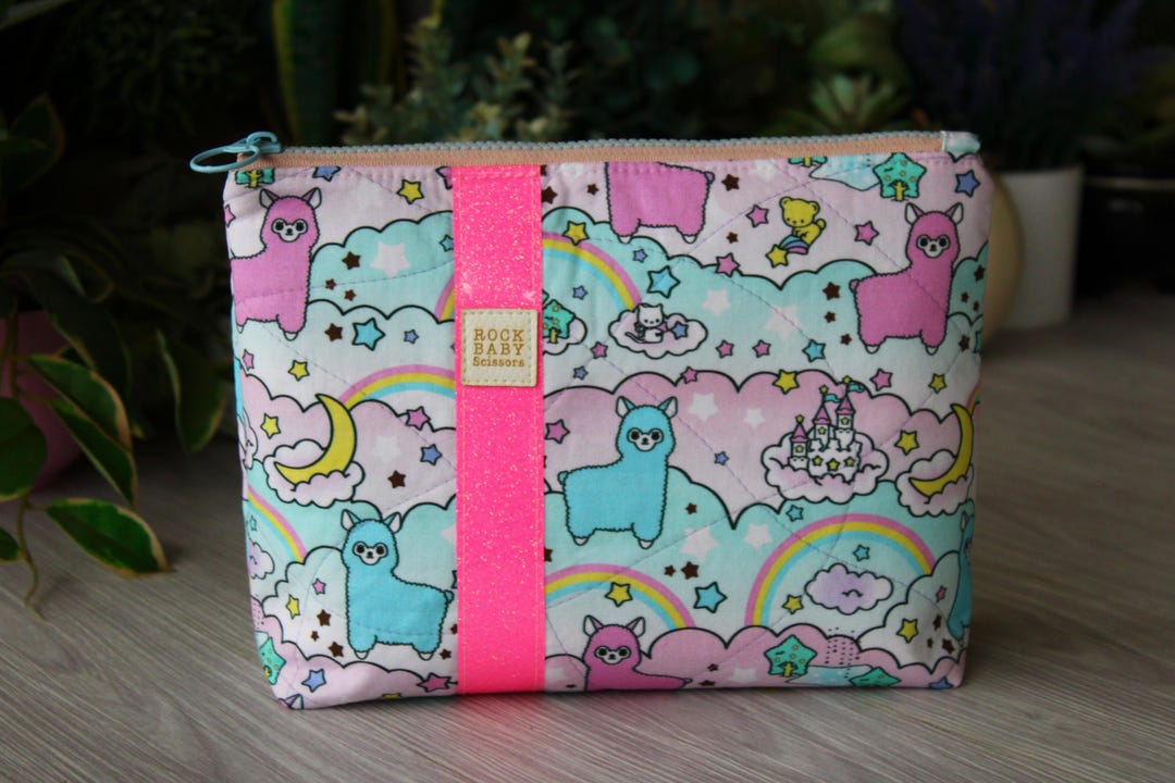 Llamas Large Midnight Kiss Pouch - Etsy