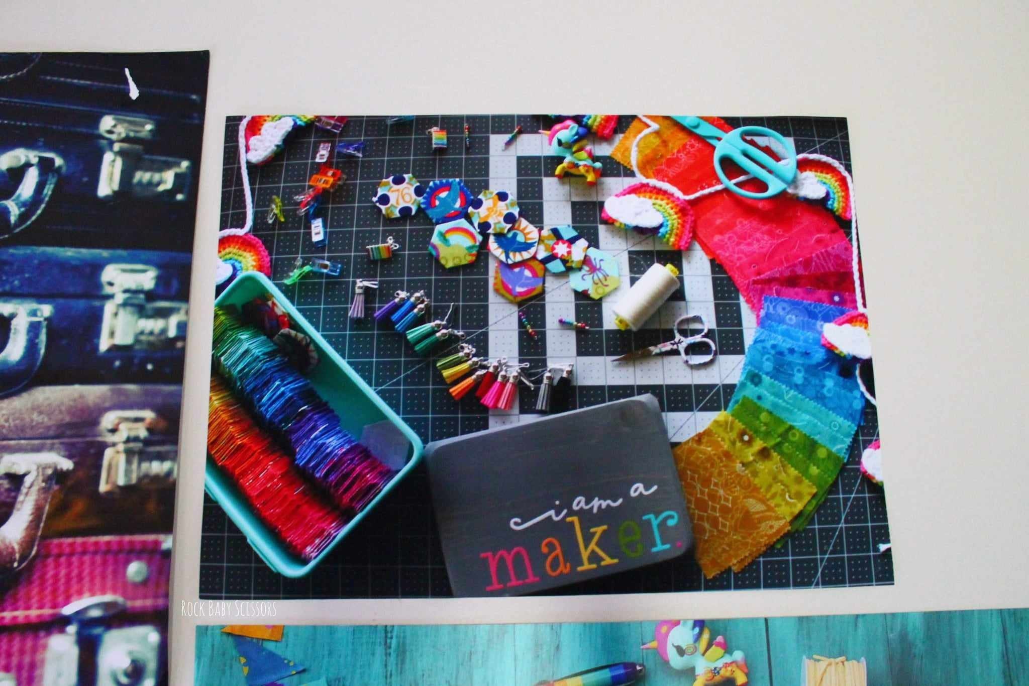 I Am a Maker Printed Photograph | Craft or Sewing Room Wall Decor ...