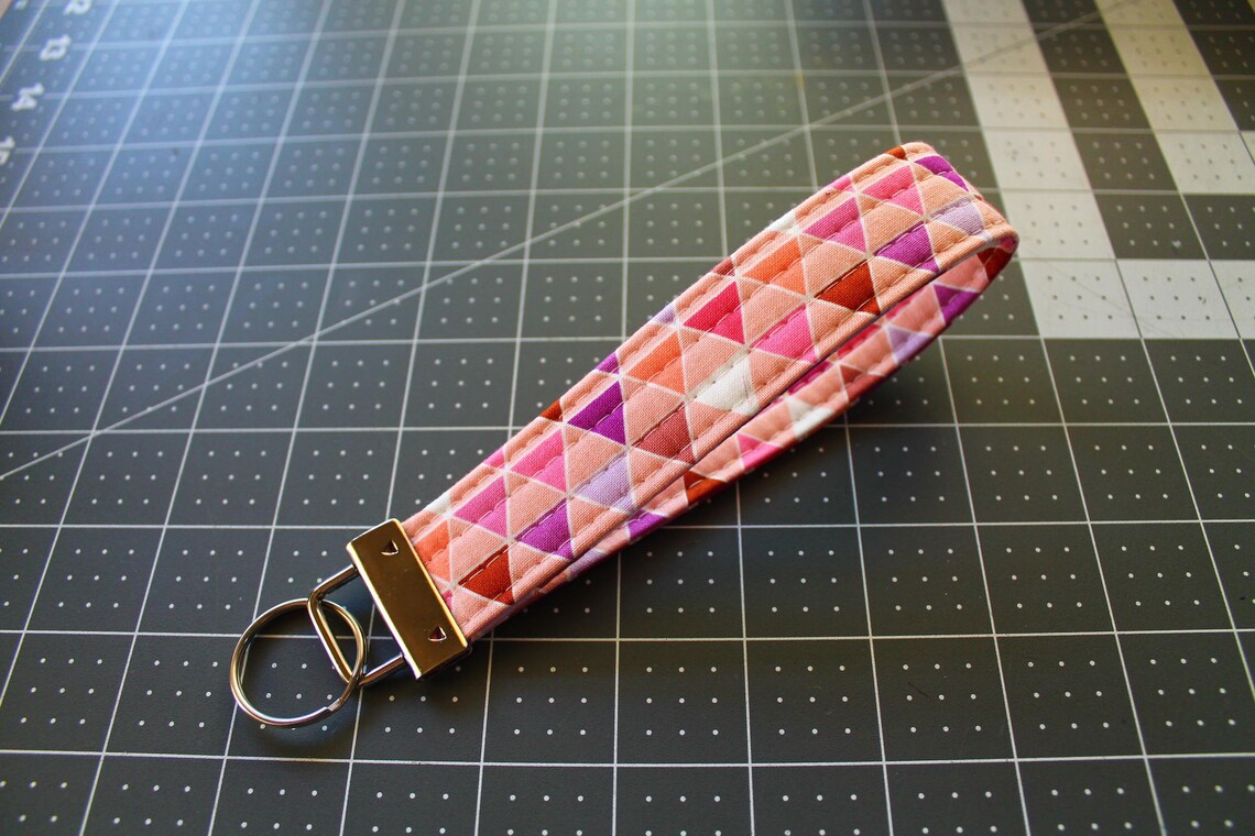 Triangles Key Fob - Etsy