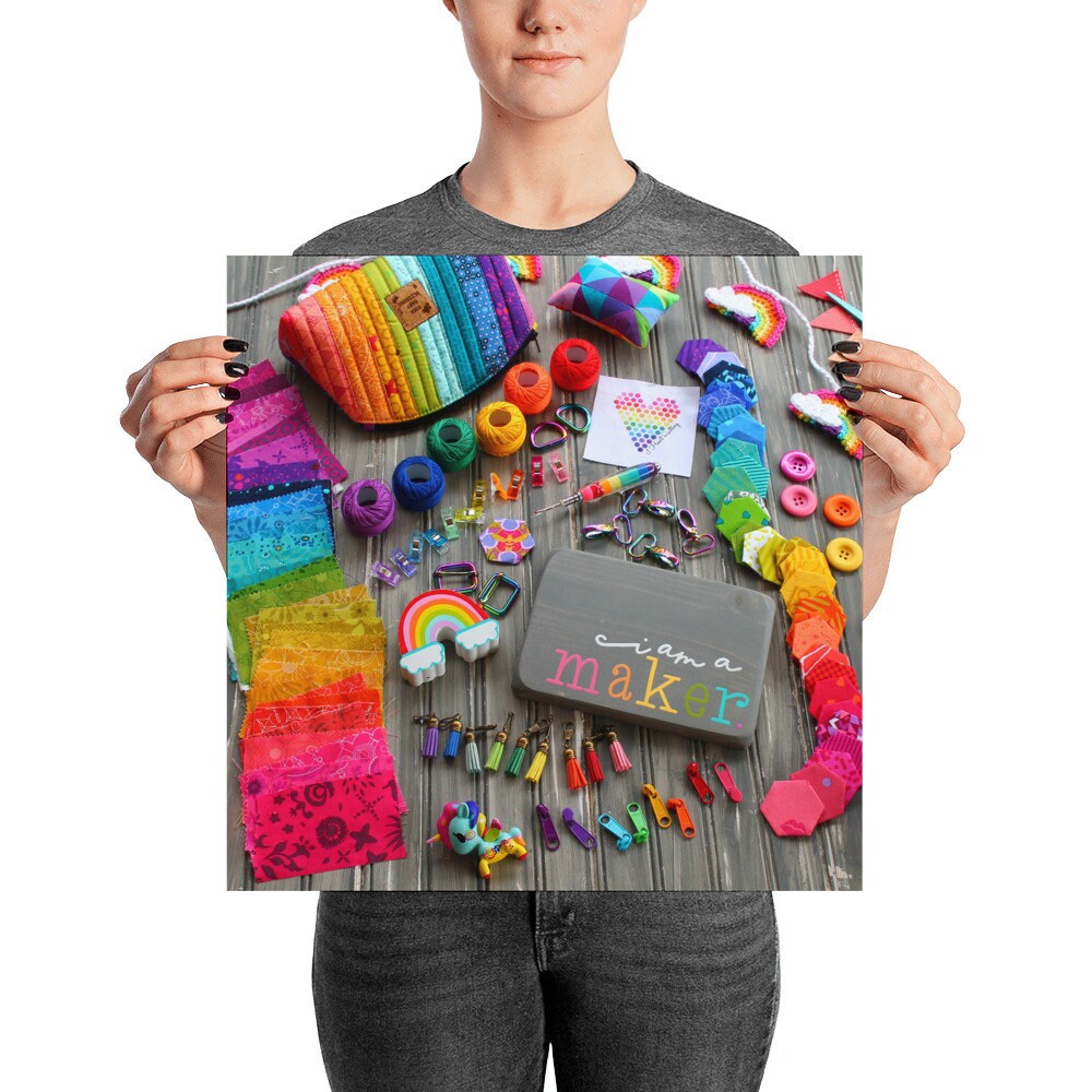 I Am a Maker Version 2.0 Printed Photograph Craft or Sewing - Etsy