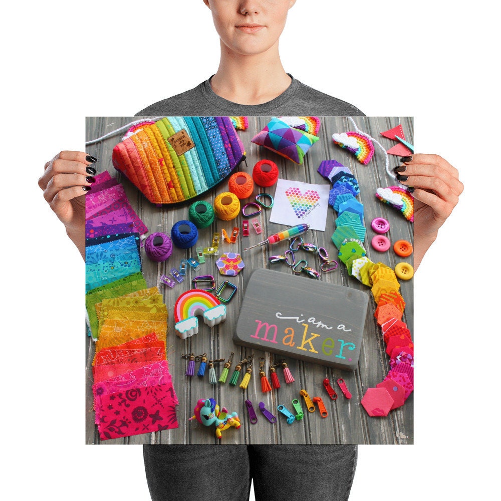 I Am a Maker Version 2.0 Printed Photograph Craft or Sewing - Etsy