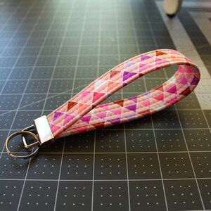 Triangles Key Fob - Etsy