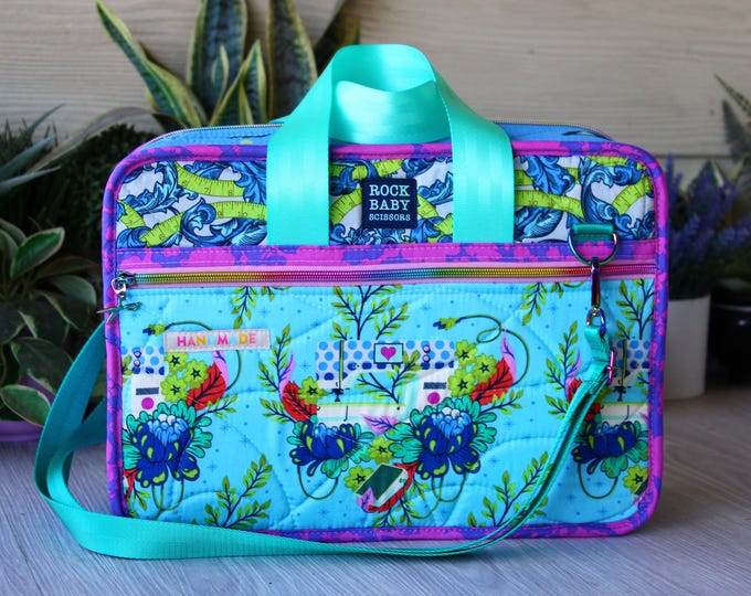 Tula Pink Homemade Sewing Machine A Place for Everything Bag | Project ...