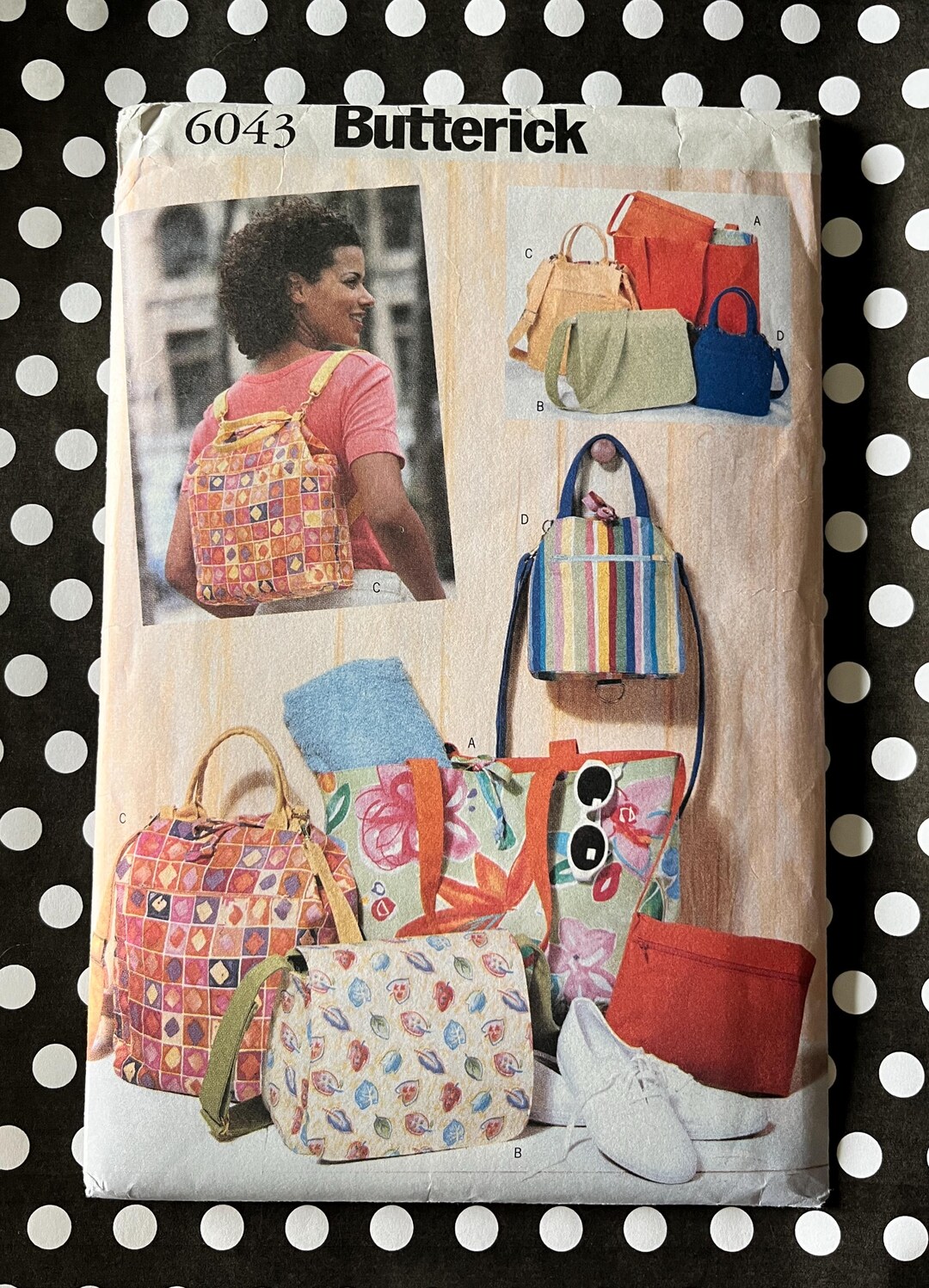 Reversible Bags Sewing Pattern for Tote, Mini Backpack, Purse, Etc ...
