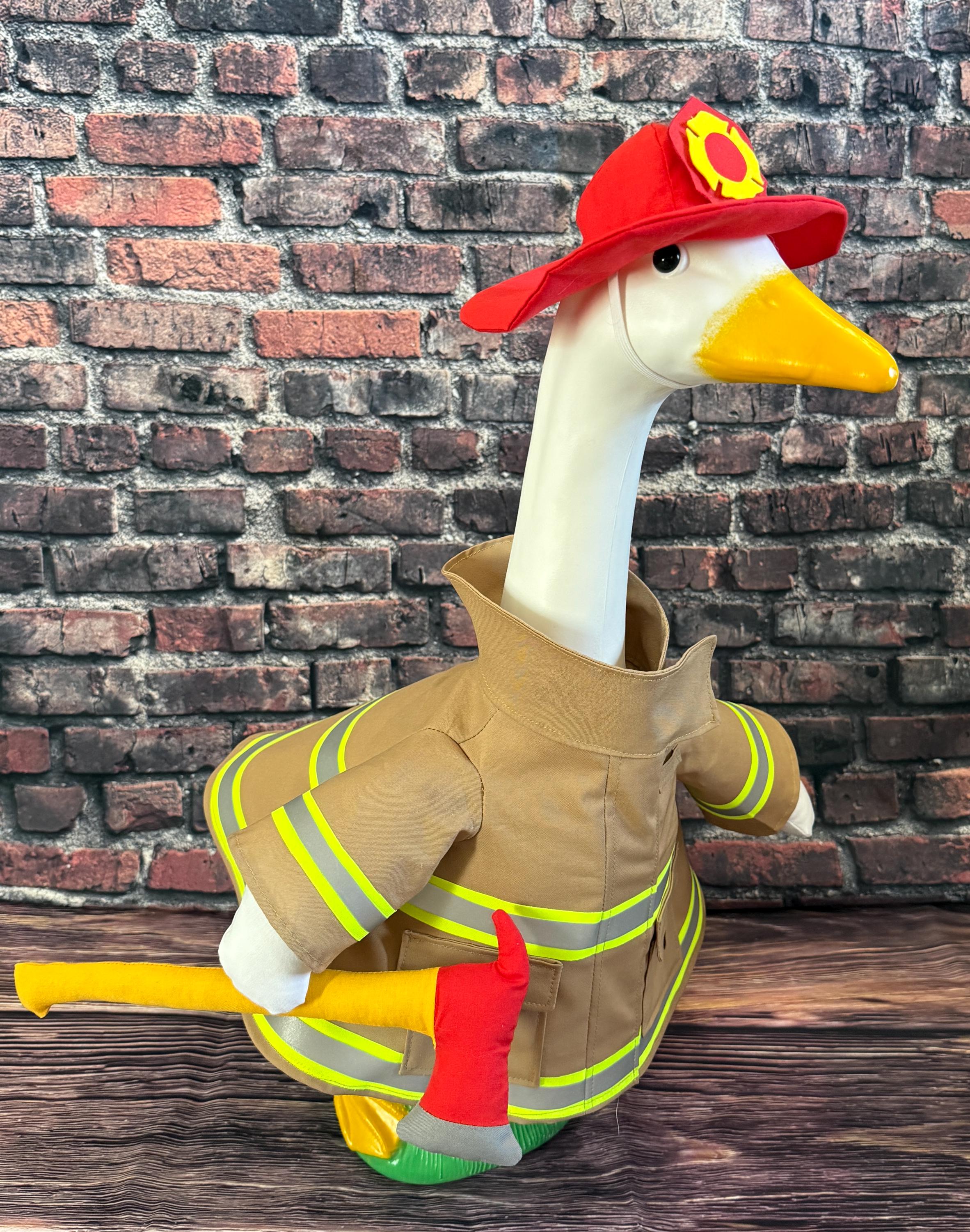 Firefighter Sewing Pattern for 23" Porch Goose Digital Download First ...