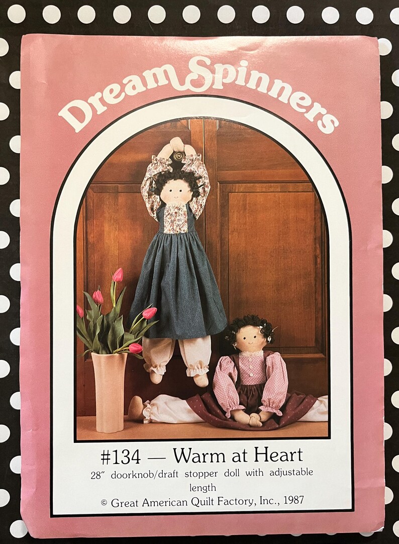 Draft Stopper Doll Sewing Pattern by Dream Spinners #134 Warm at Heart ...
