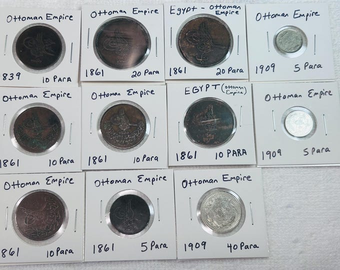 Ottoman Empire Coins - Collectible Historic Ottoman Currency - Old ...