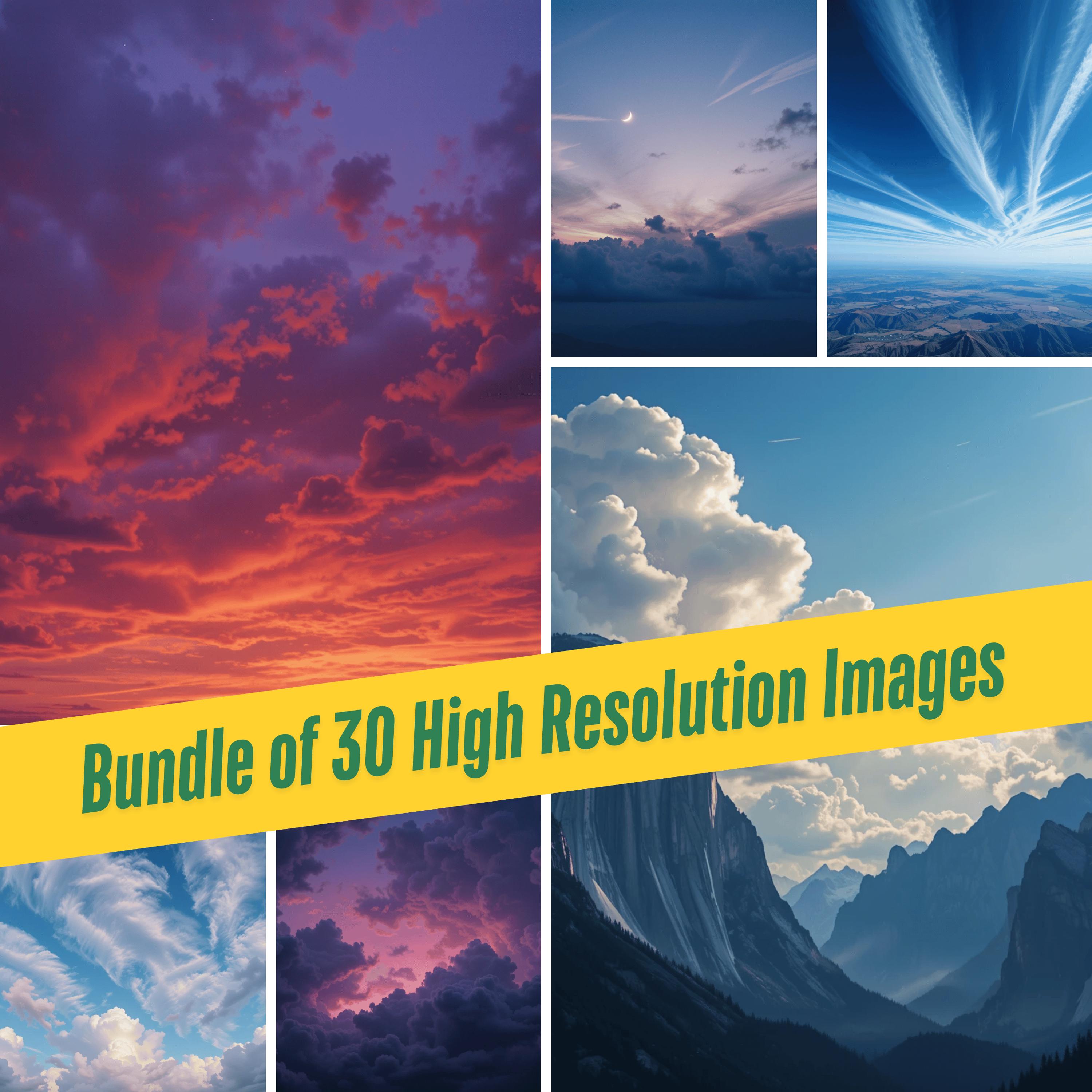 Stunning Sky Digital Backgrounds | HD Cloud Overlays | Sunset & Sunrise ...