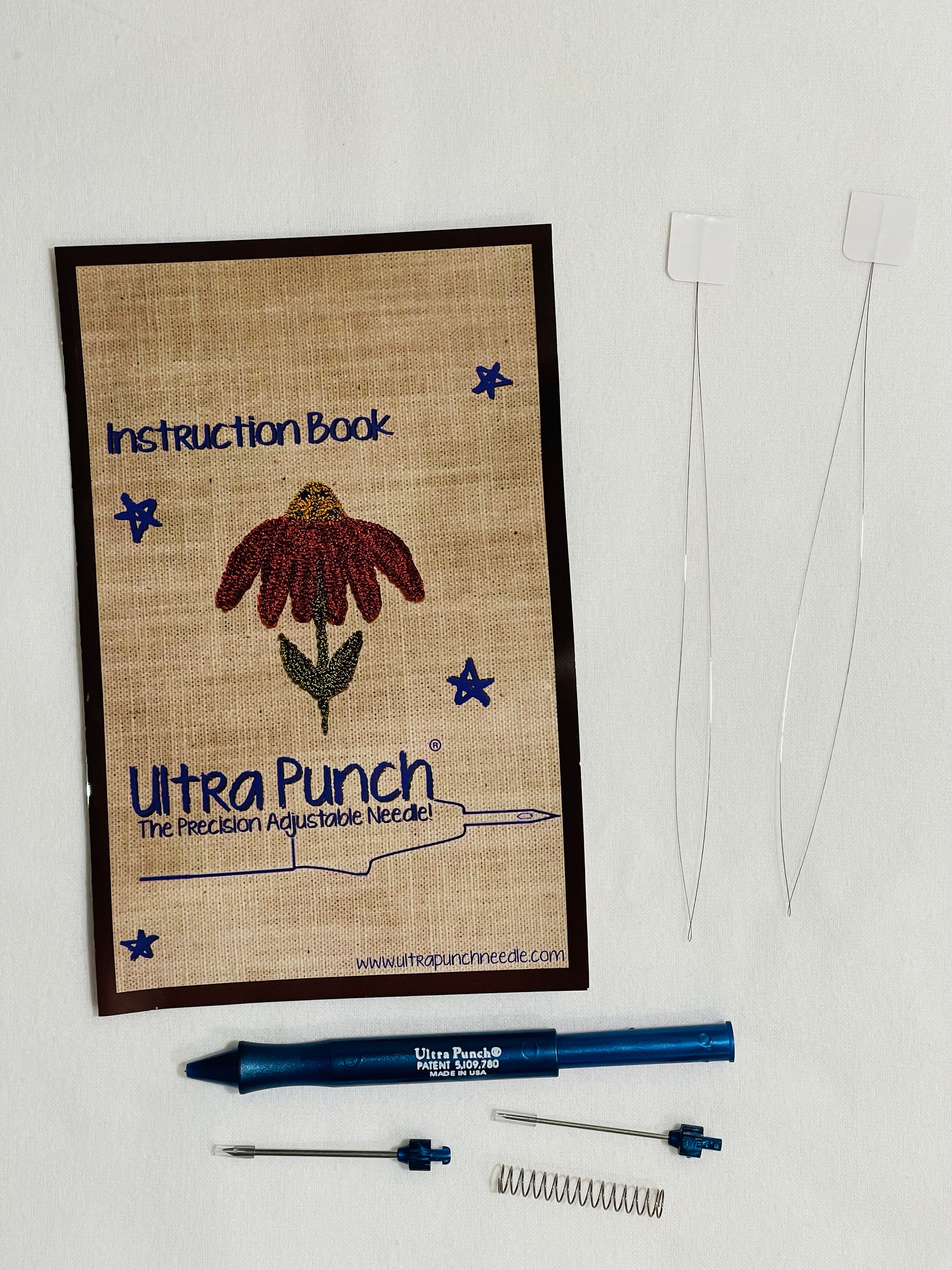 Ultra Punch Needle Set, Adjustable Punch Needle Embroidery Tool With 3 ...