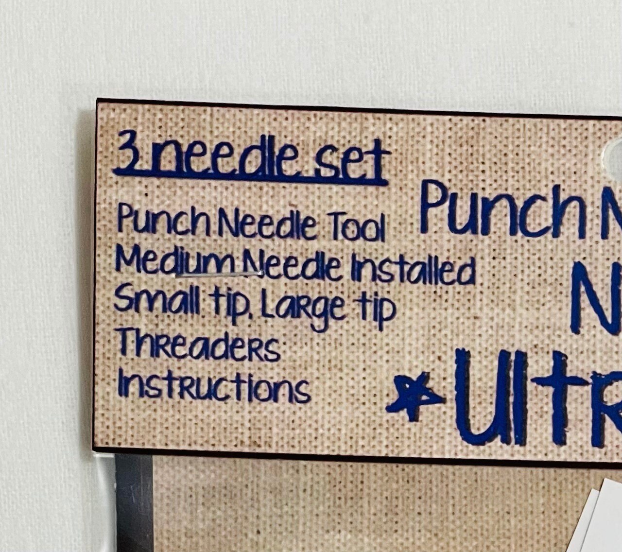 Ultra Punch Needle Set, Adjustable Punch Needle Embroidery Tool With 3 ...