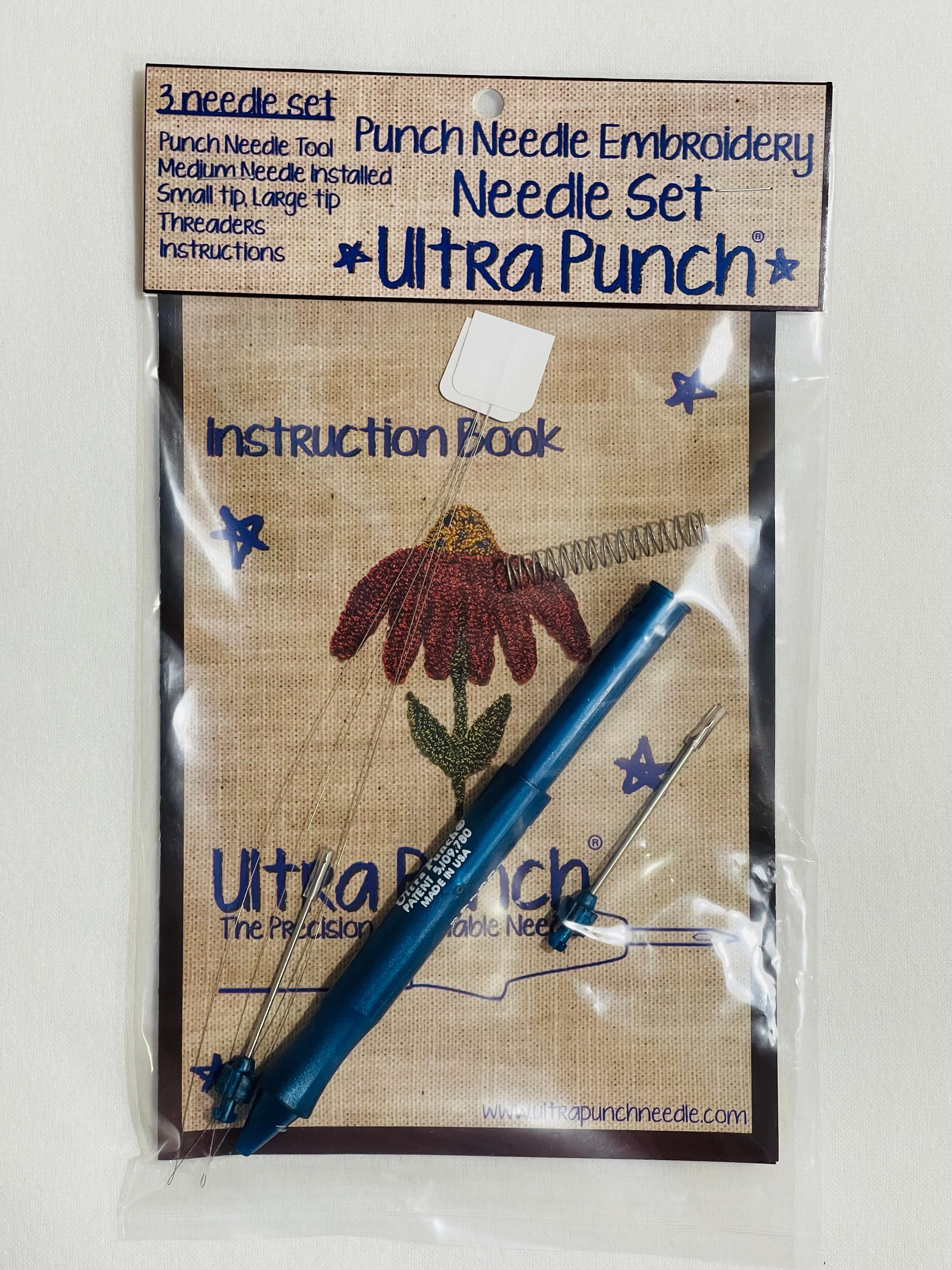 Ultra Punch Needle Set, Adjustable Punch Needle Embroidery Tool With 3 ...