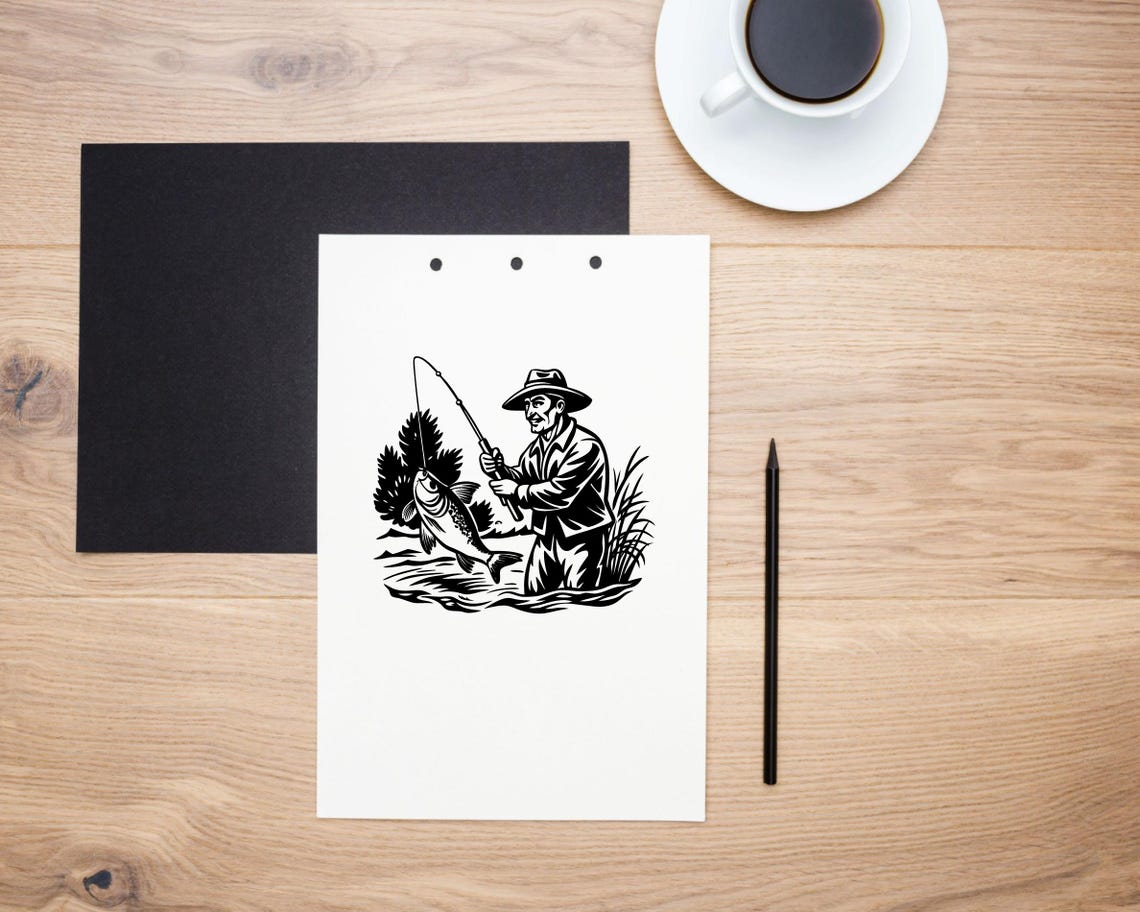 Fish SVG Bundle: Fishing Lure, Bass, Trout Cut Files (digital Download ...