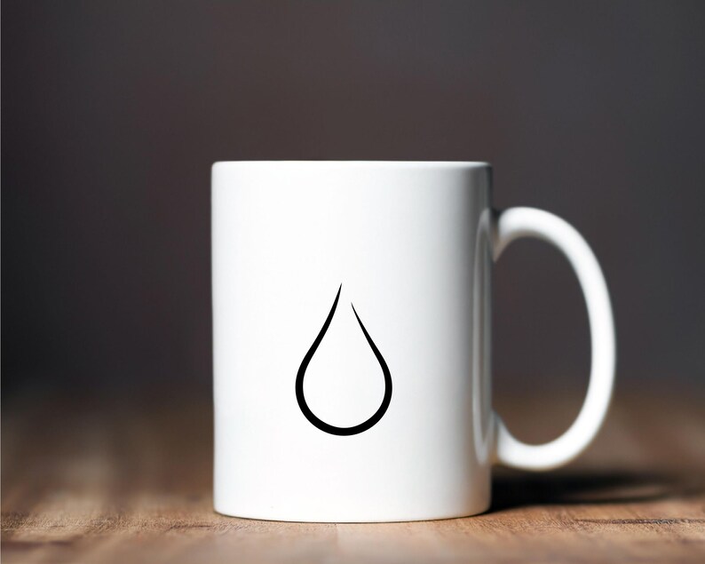 Water Drop SVG Bundle: Minimalist Graphics for Cricut & Silhouette ...