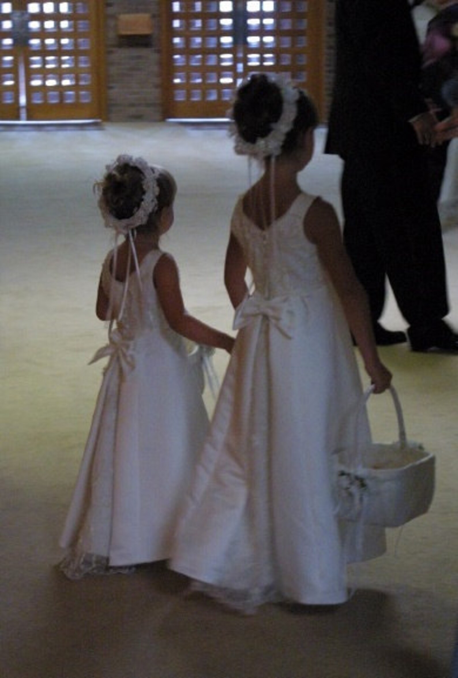 Miniature Bride Flower Girl Dress Floor Length Satin Custom - Etsy