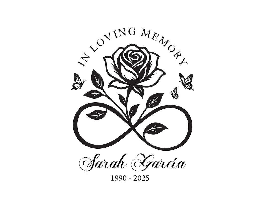 In Loving Memory Sign Svg | Memorial Clipart Png | Funeral Printable ...