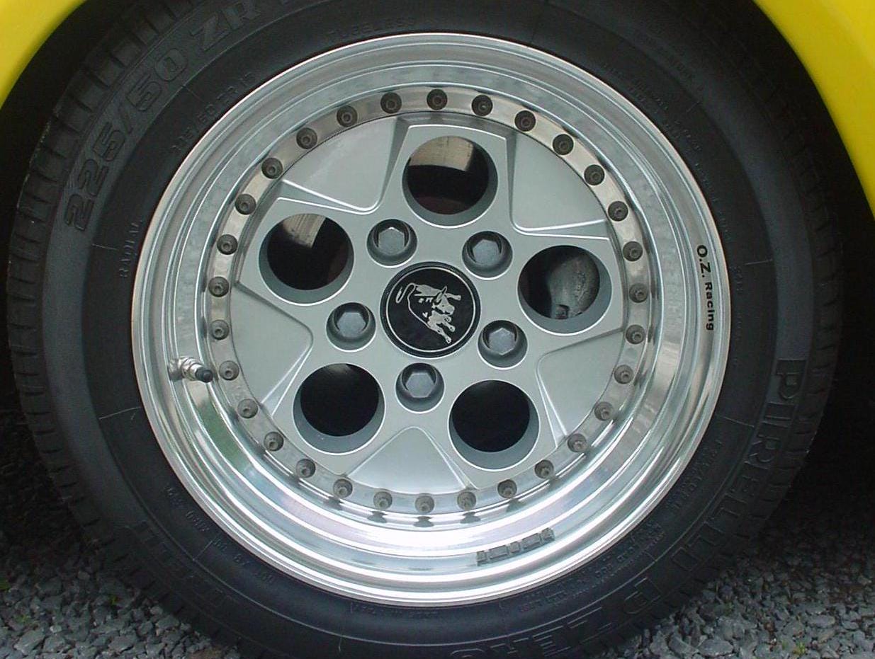 OZ Racing Replacement Wheel Decals for Countach 25th and Diablo 2wd ...