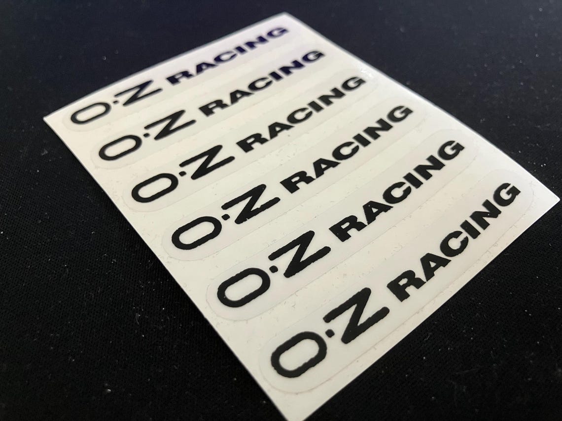 OZ Racing Replacement Wheel Decals for Countach 25th and Diablo 2wd ...