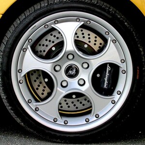 Speedline Corse Replacement Wheel Decals in Black or Silver for 2001-07 ...