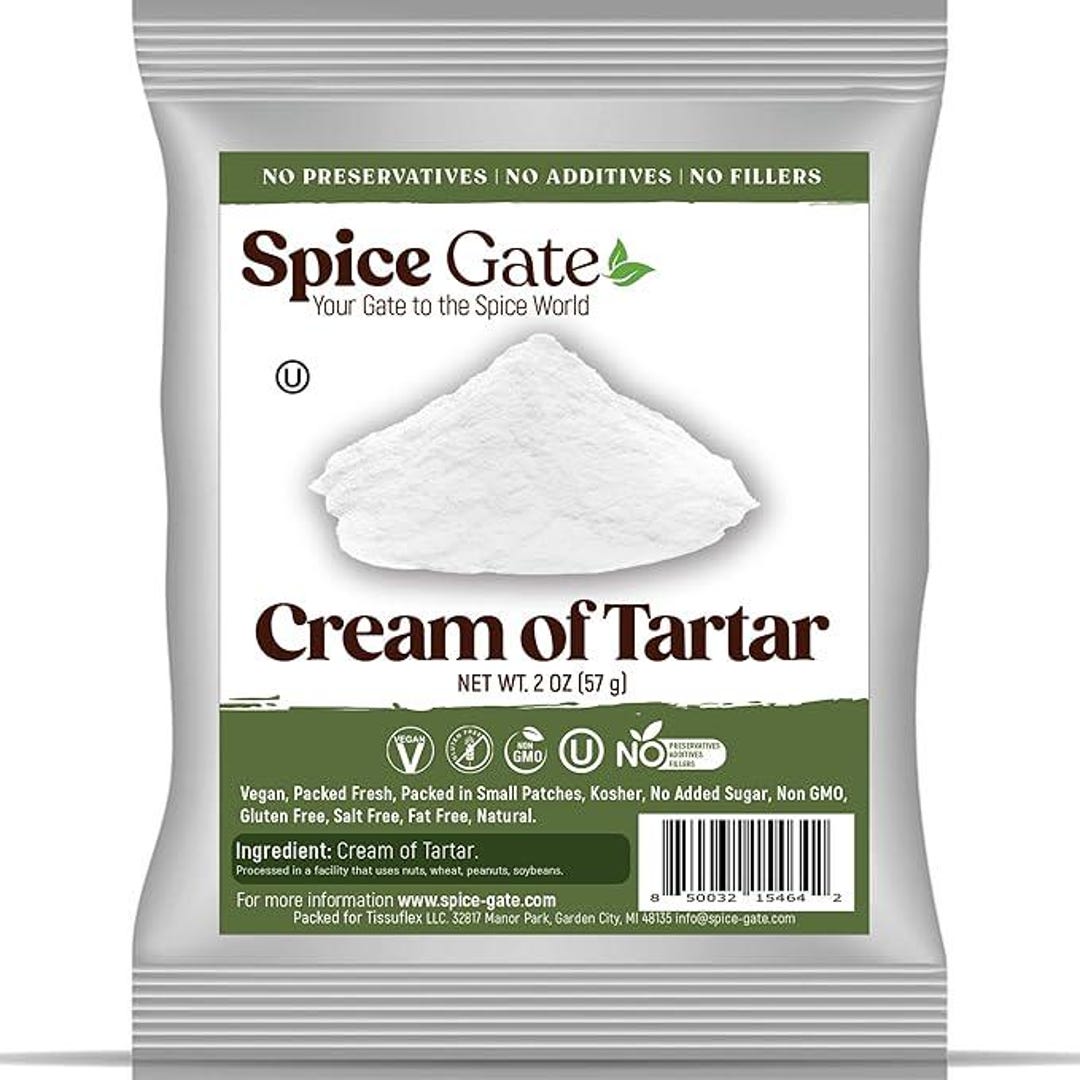 Spice Gate Cream of Tartar Powder (2 Oz) Food Grade - Etsy