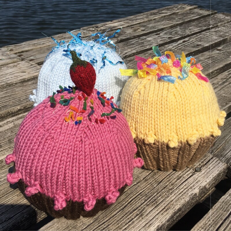 Cupcake Knit Hats - Etsy