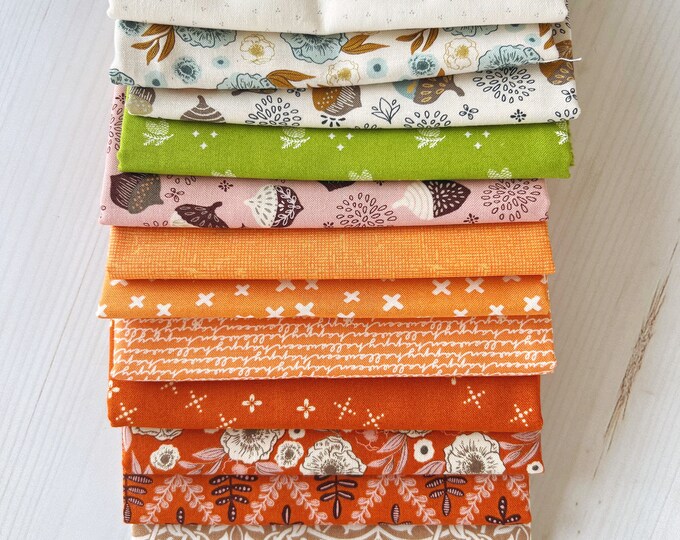 Scrappy Quarter-yard Bundle of Moda Fabrics Curated by Fig Tree & Co ...