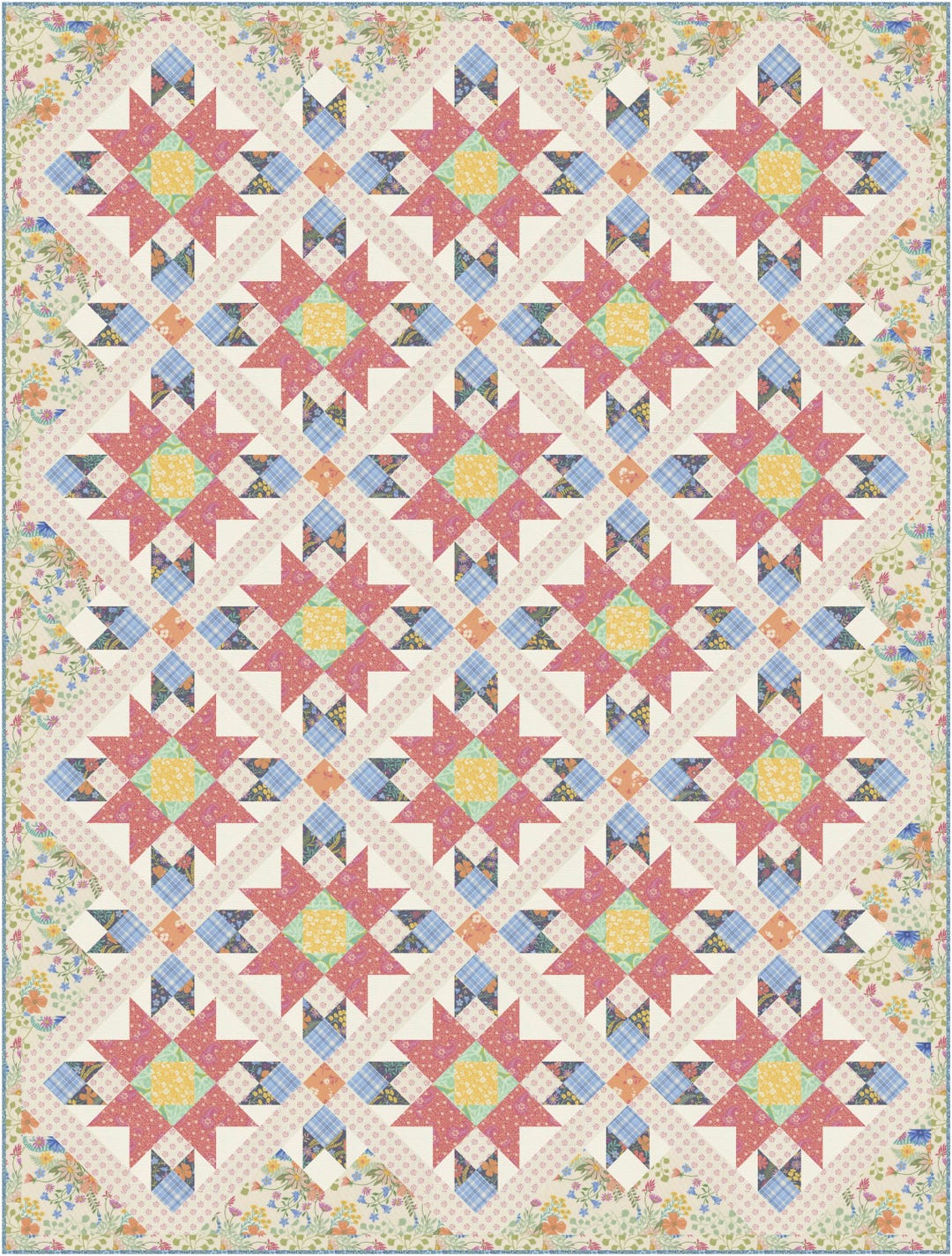 Provence PDF Quilt Pattern - Etsy