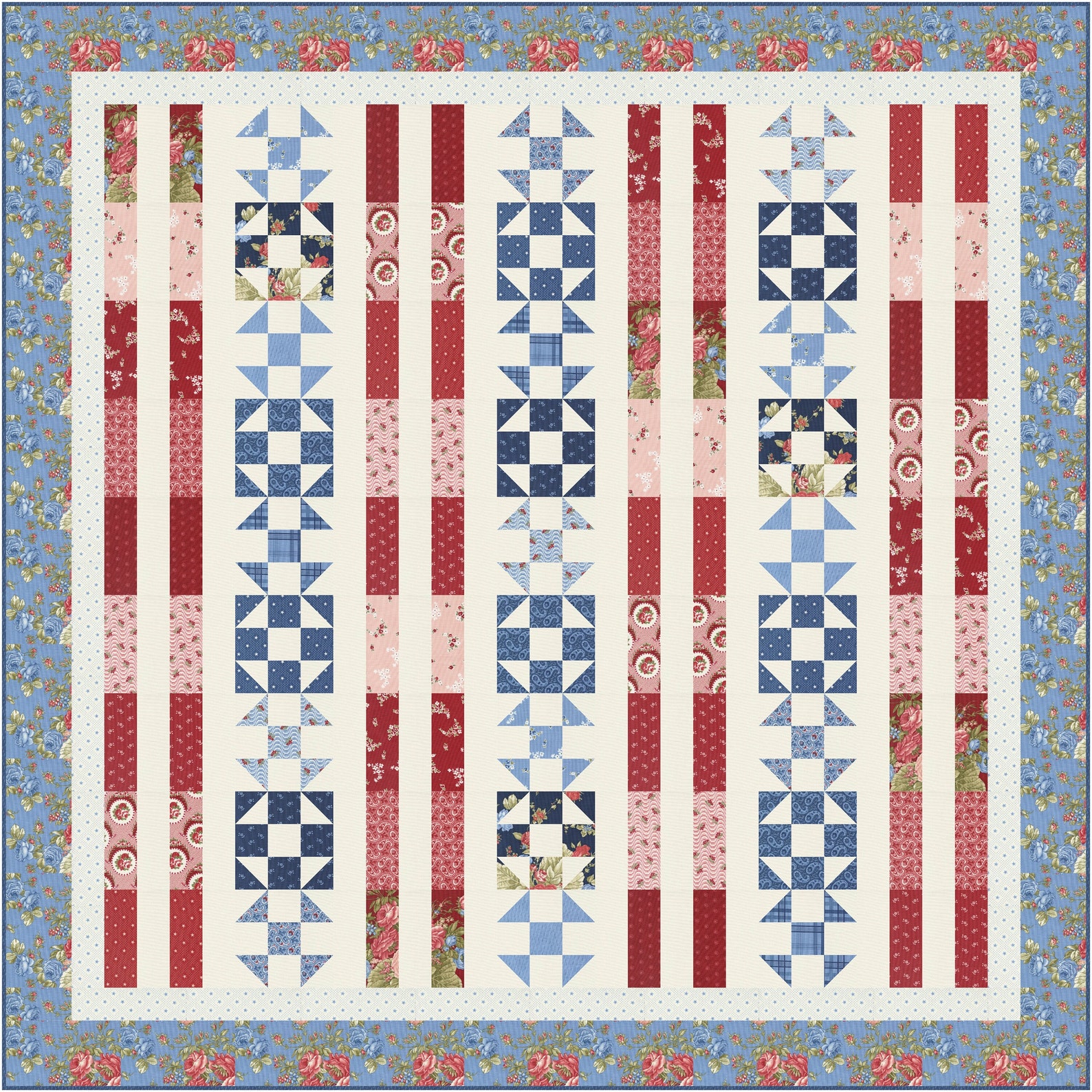 Liberty Belle PDF Quilt Pattern - Etsy