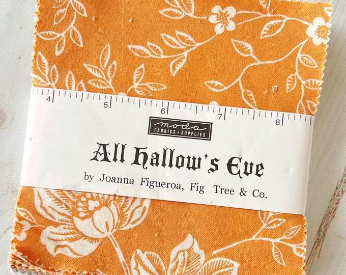 All Hallow's Eve Charm Pack by Fig Tree & Co. for Moda Fabrics - Out of Print and Hard to Find ...