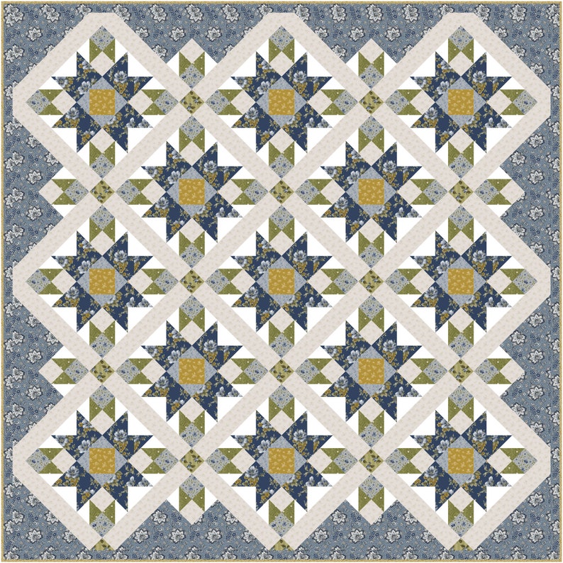Provence PDF Quilt Pattern - Etsy