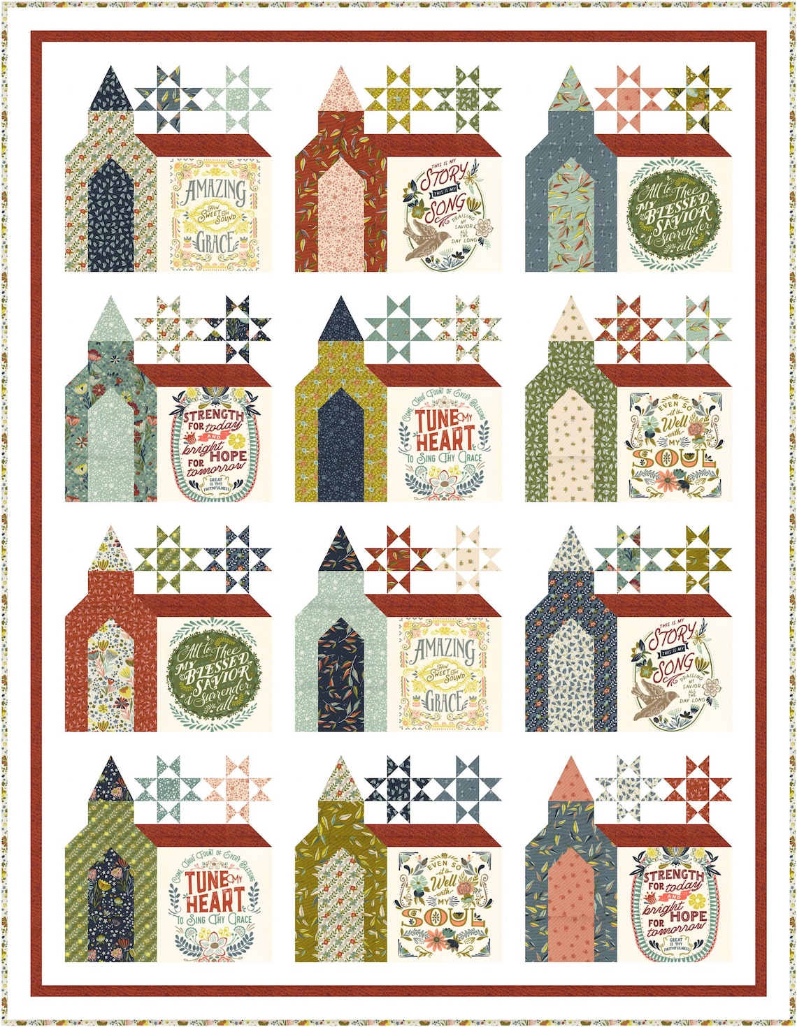 Firm Foundation PDF Quilt Pattern - Etsy