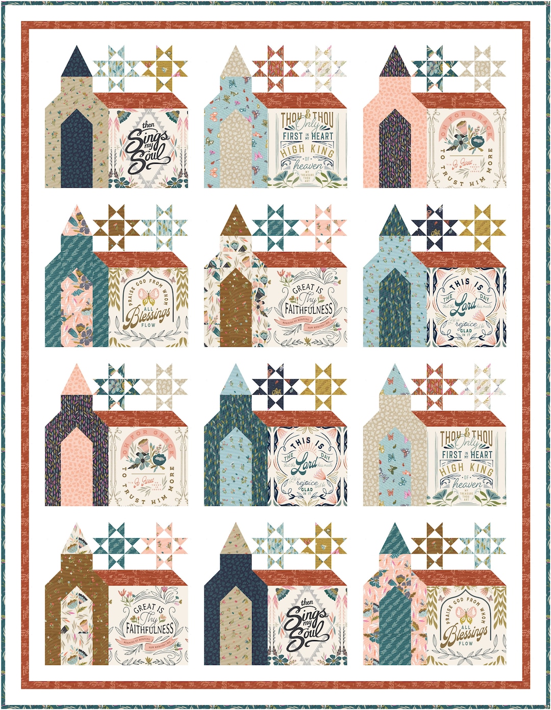 Firm Foundation PDF Quilt Pattern - Etsy