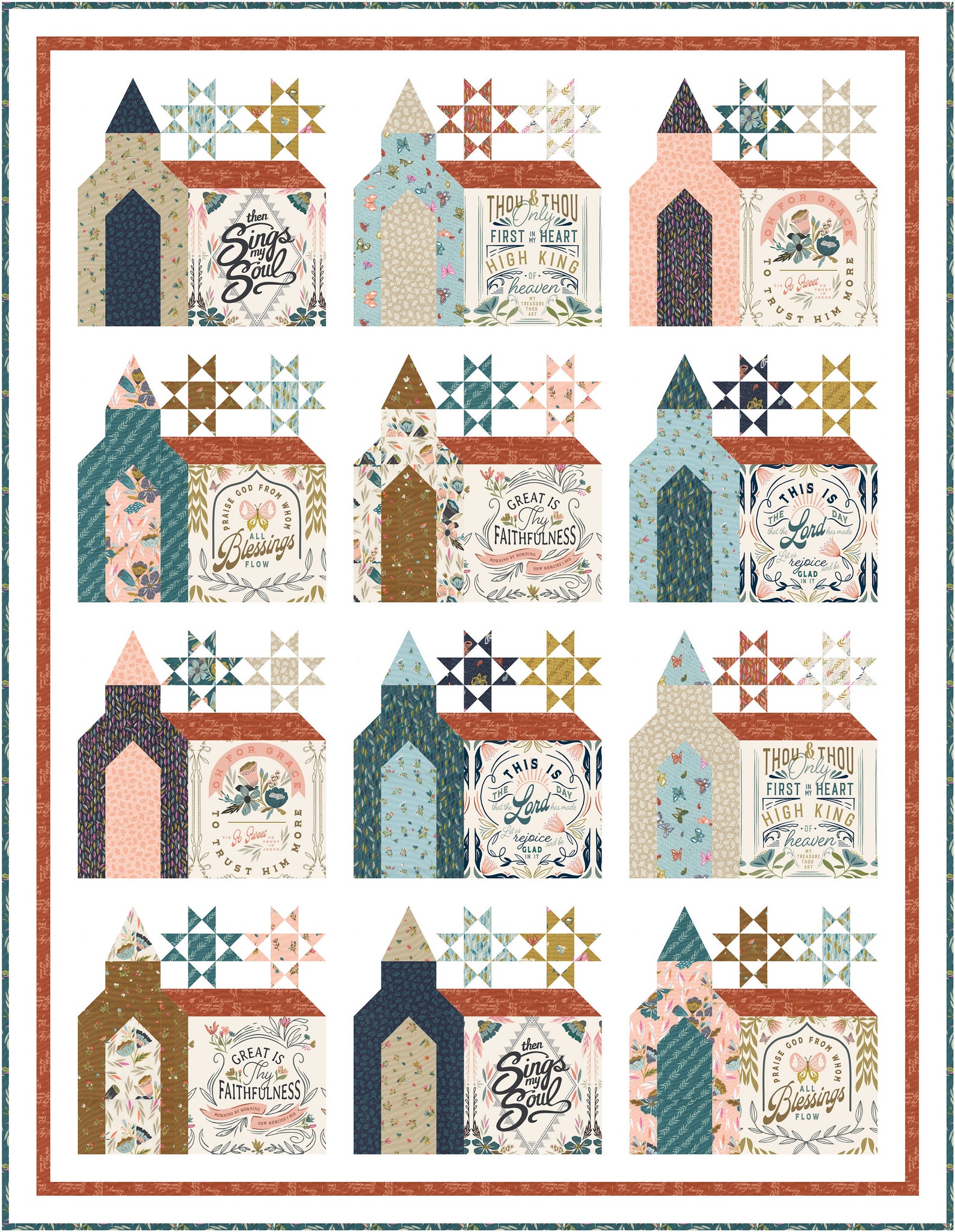 Firm Foundation PDF Quilt Pattern - Etsy