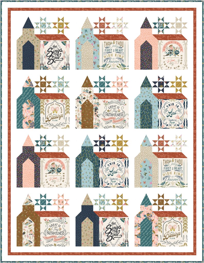 Firm Foundation PDF Quilt Pattern - Etsy