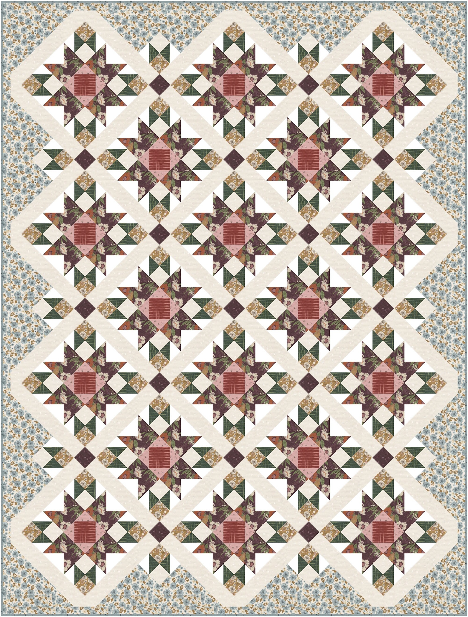 Provence PDF Quilt Pattern - Etsy