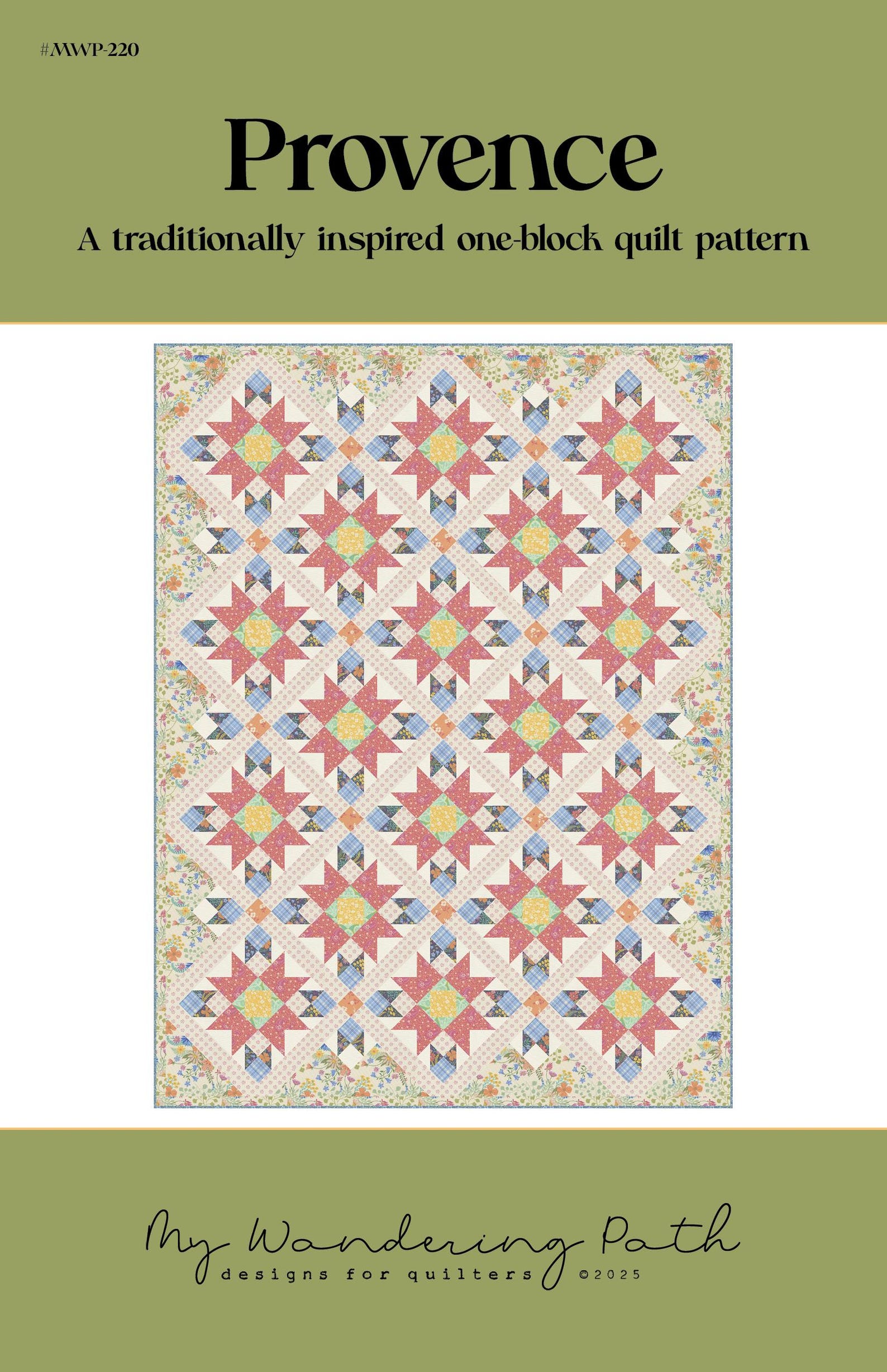 Provence PDF Quilt Pattern - Etsy