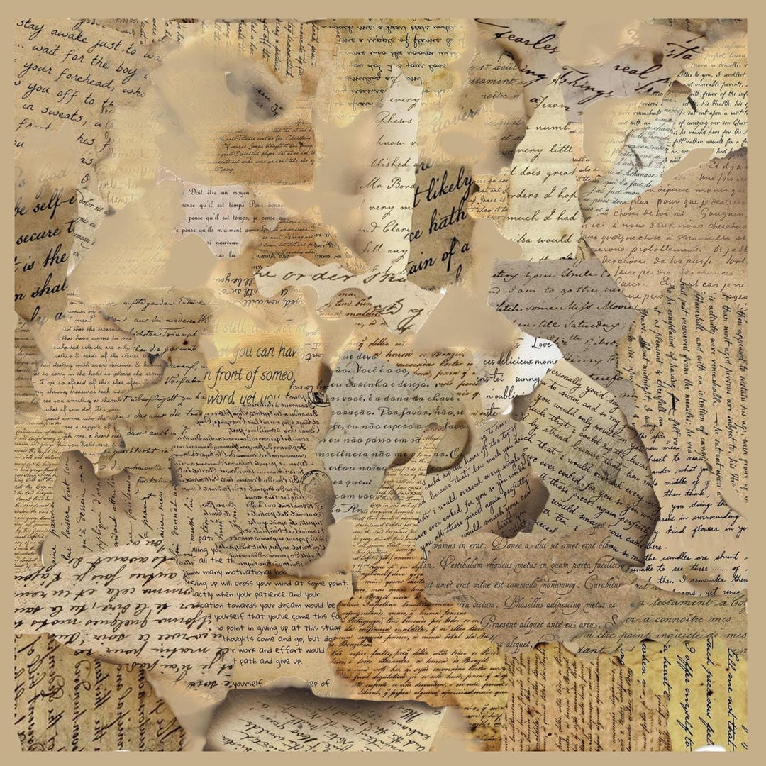 Retro Stamp Effect Stickers, 50PCS Burned Phrase Decals, Children's DIY ...