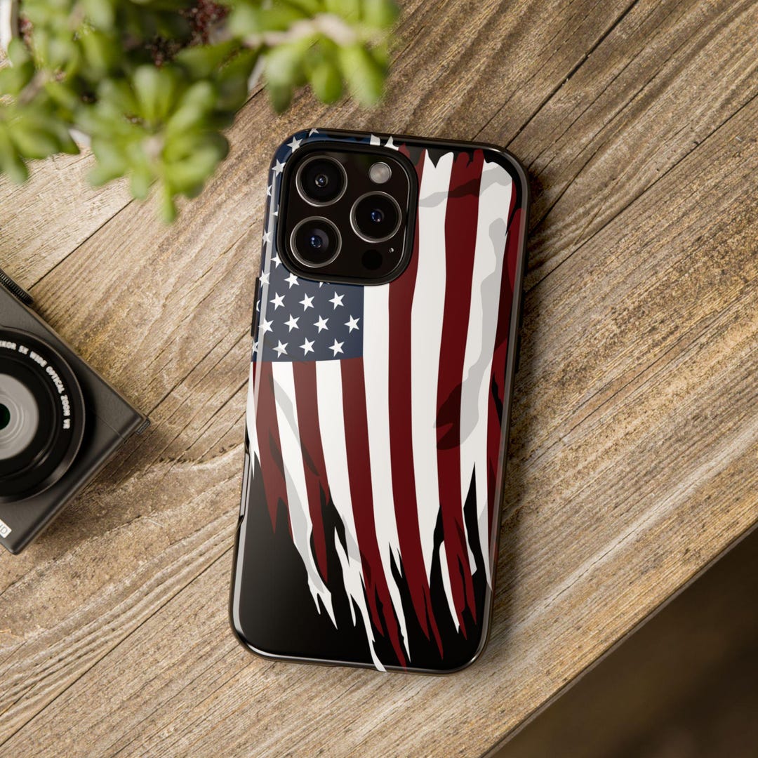 USA Shredded Flag Tough Custom Phone Case, iPhone Case, Samsung Case ...