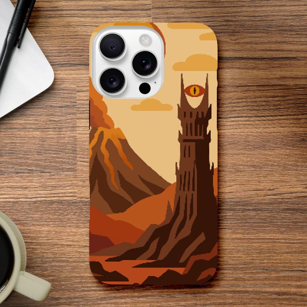 Mordor Inspired Phone Case - LOTR Fan Art - Etsy