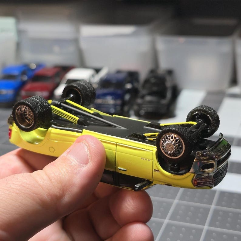 1/64 8" Mcgaughys Lifted Chassis for 5th GEN Greenlight Ram HD SRW ...