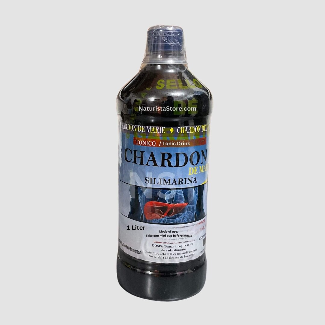 Chardon De Marie Silimarina 33 Oz (1 LT) Tonic Drink Dietary Supplement ...