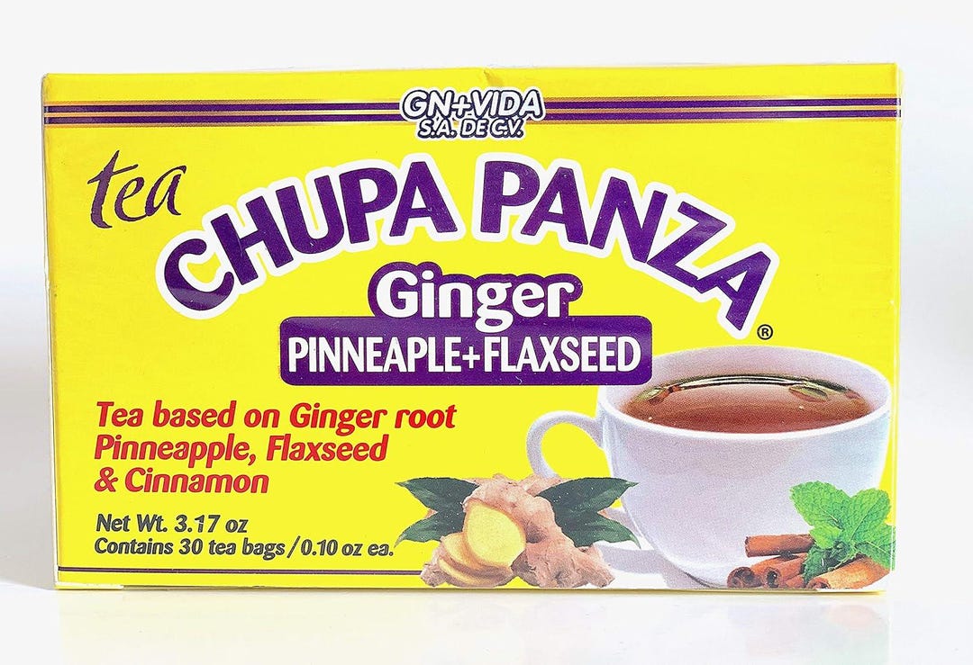 Tea CHUPA Panza | Tea Based With Ginger Root, Pineapple, Flax ...